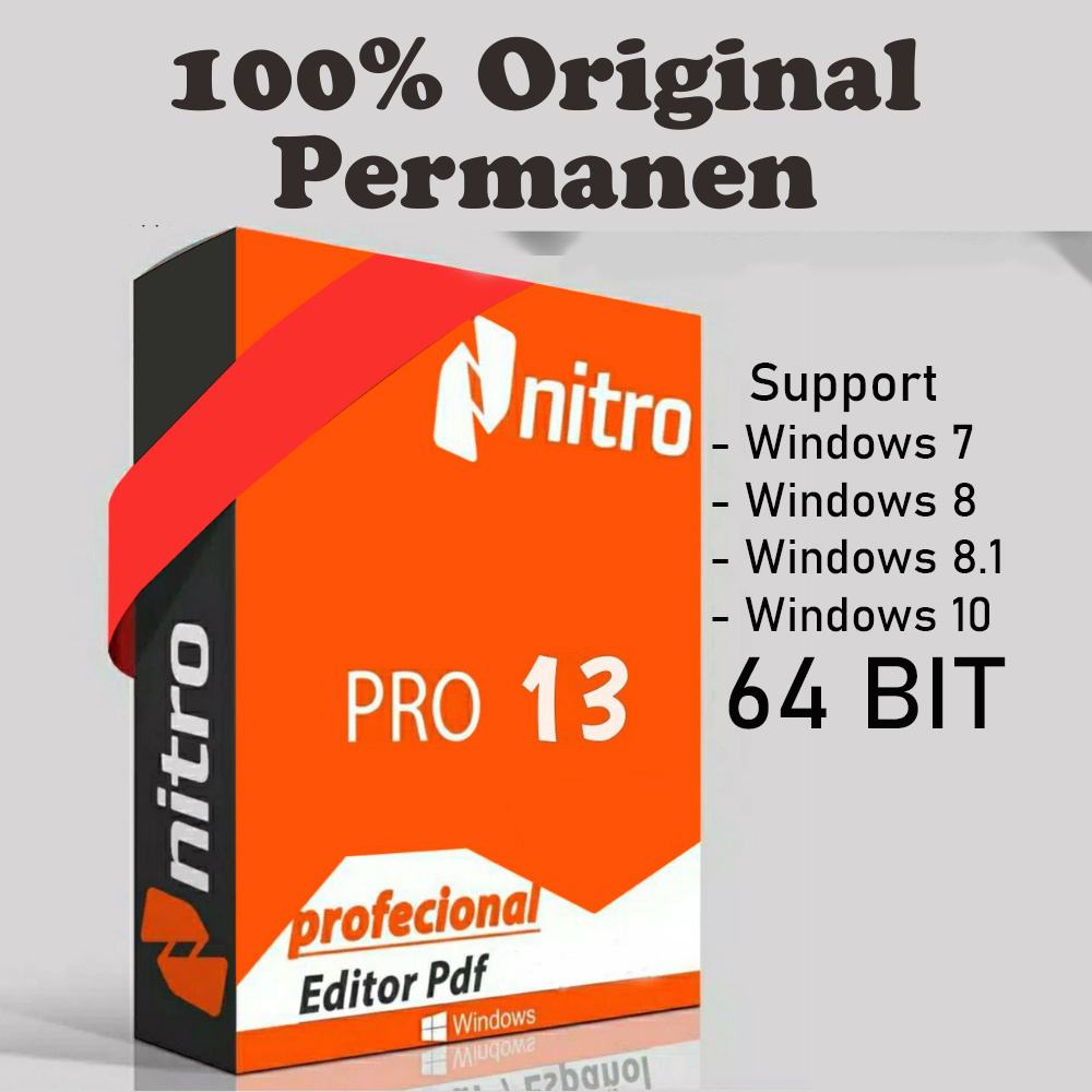 Jual Nitro Pro 13 Nitro PDF Pro Lifetime FULL PERMANEN - PDF EDITOR | Shopee Indonesia