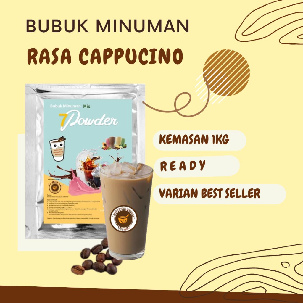 Jual Bubuk Cappucino 1 Kg - BUBUK CAPCIN 1KG - CAPUCINO POWDER 1KG ...