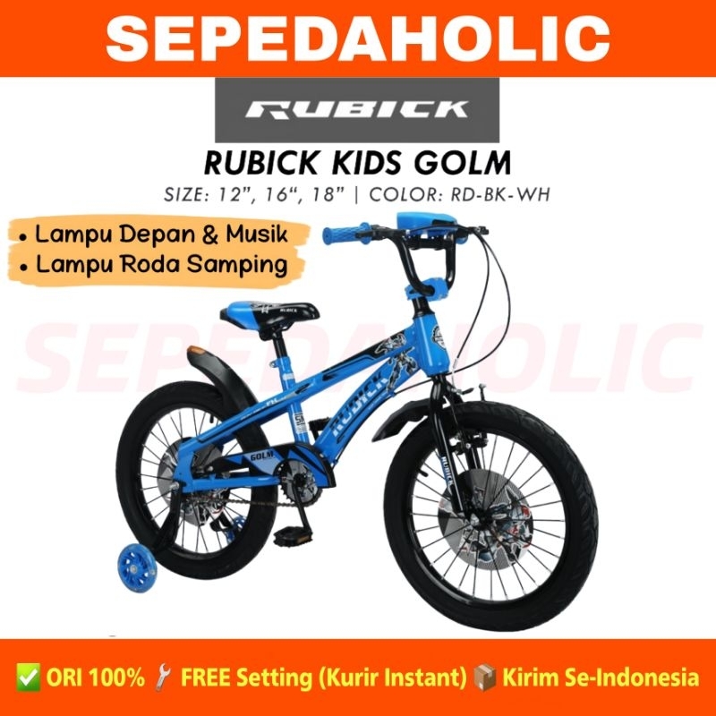 Jual Sepeda Anak Laki BMX RUBICK KIDS GOLM Ukuran 12 16 18 Inch Usia 2 ...