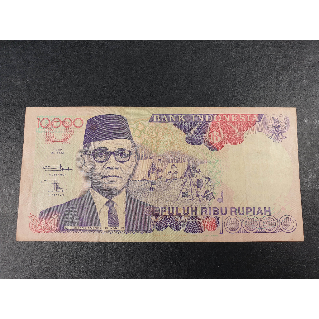 Jual Uang Kuno Indonesia 10000 Rupiah Tahun 1992 VF | Shopee Indonesia