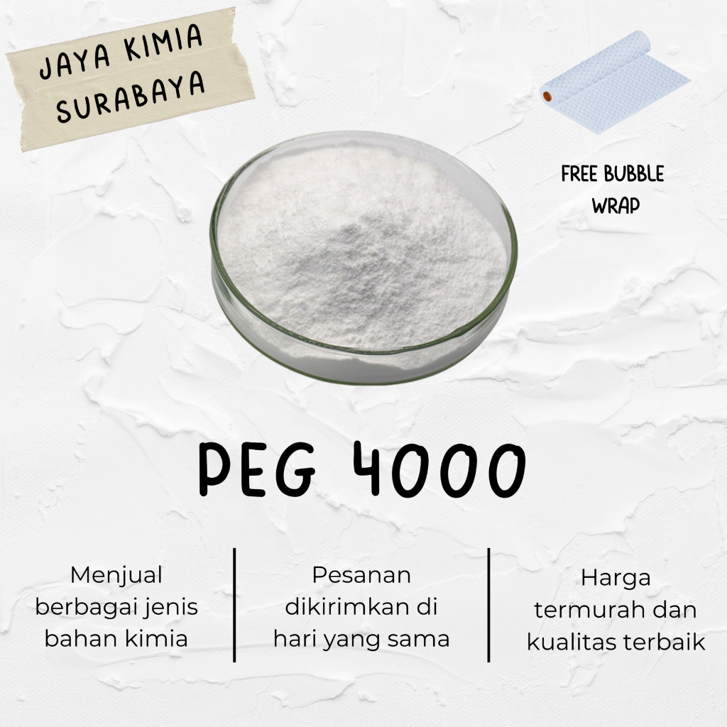 Jual Polyethylene Glycol 4000 PEG 100 gr | Shopee Indonesia