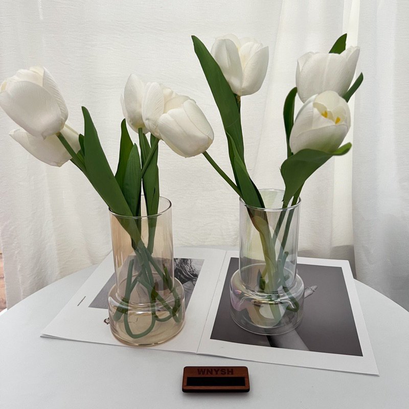 Jual Rainbow glass vase, vas bunga nordic, vas rustic, vas keramik, vas ...