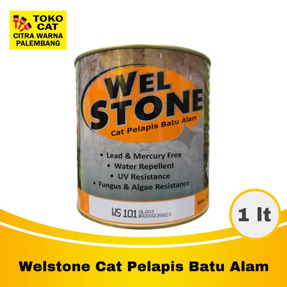 Jual Cat Batu Alam Welstone 0.9 Liter | Shopee Indonesia