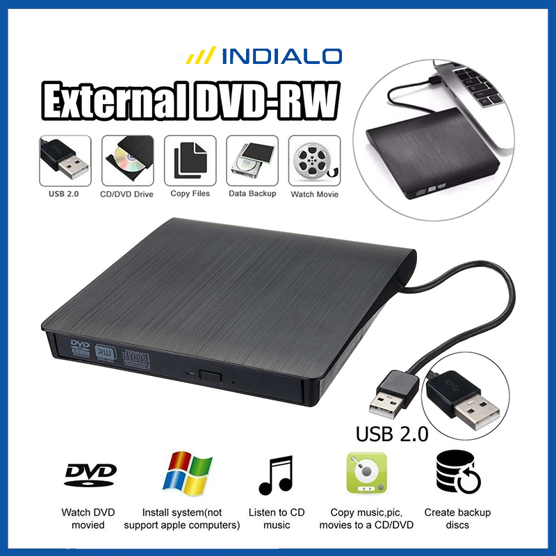 Jual INDIALO USB DVD External Drive CD VCD DVD Player Optical Drive ...