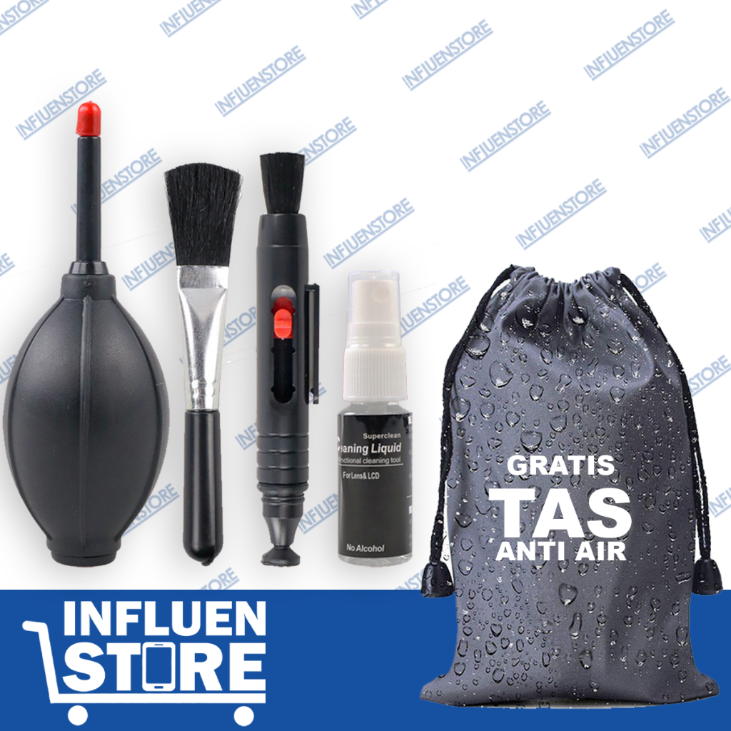 Jual CLEANING SET 5 IN 1 Kit Pembersih lensa Kamera 3IN1 Blower ...