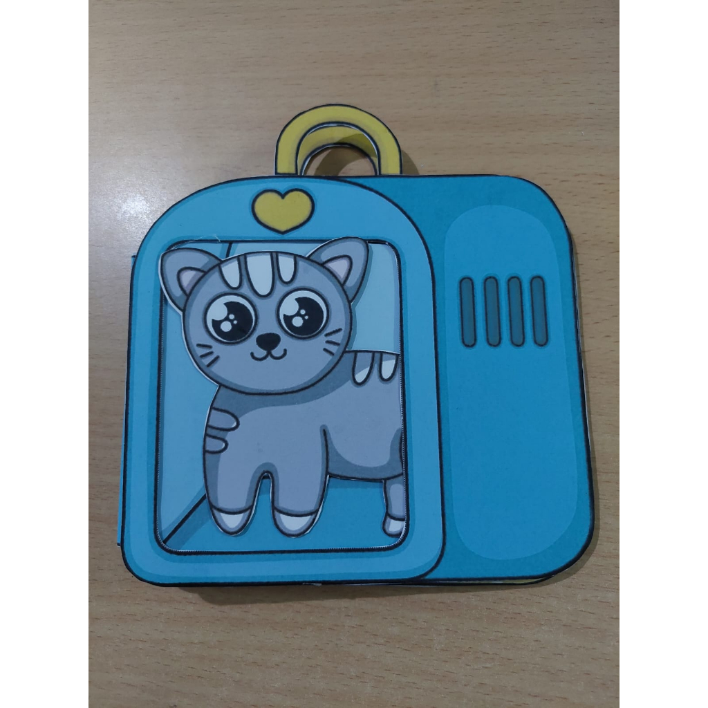 Jual Boneka kertas paper duck/busy book - edisi kucing (cat) sudah ...