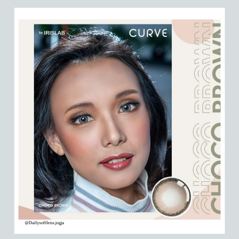 Jual SOFTLENS CURVE CHOCO BROWN BY IRISLAB (bisa instant jogja ...