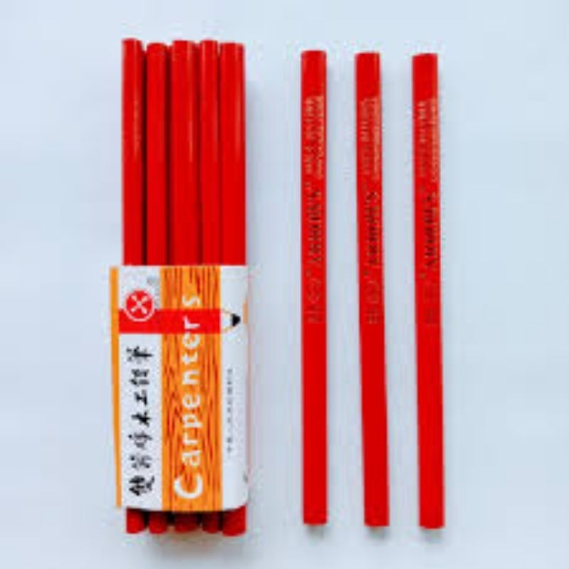 Jual (1PCS) PENSIL TUKANG Kayu, Pensil Tukang Bangunan, Pensil Tukang ...