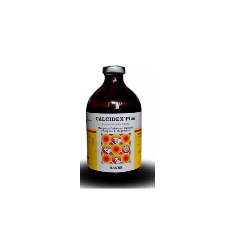 Jual CALCIDEX PLUS Inj 100 ml Sanbe Obat Sapi kuda Kambing Lumpuh ...