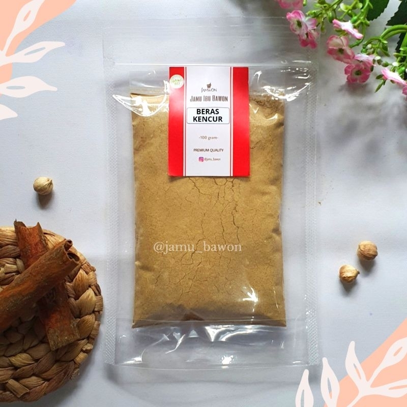 Jual Beras Kencur Murni Minuman Tradisional 100 gr | Beras Kencur Tanpa ...