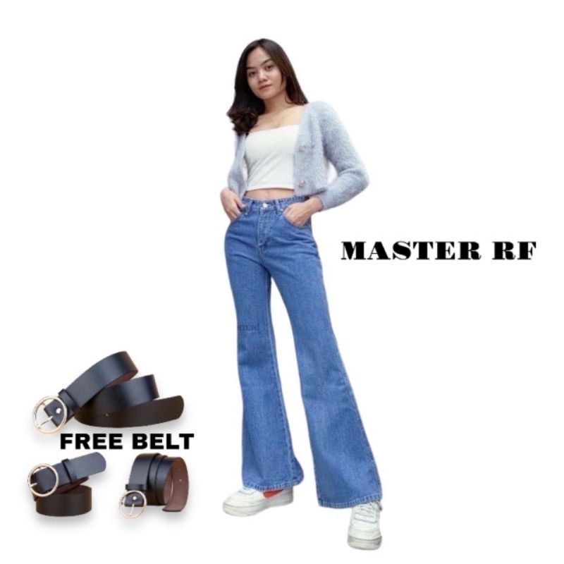 Jual CELANA JEANS CUTBRAY WANITA PREMIUM/HIGHT WAIST JEANS CUTBRAY WANITA FREE BELT | Shopee ...