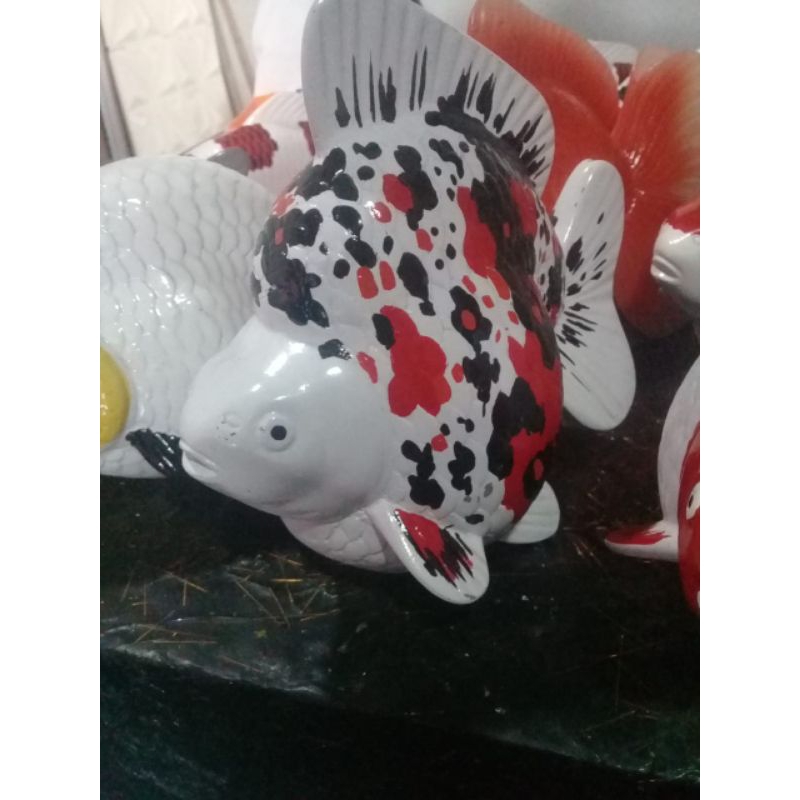 Jual miniatur ikan koki jenis ryukin | Shopee Indonesia