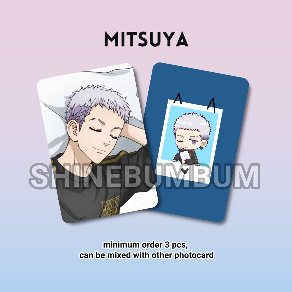 Jual Photocard Tokyo Revengers - Nebosuke ver (2 sisi) | Shopee Indonesia