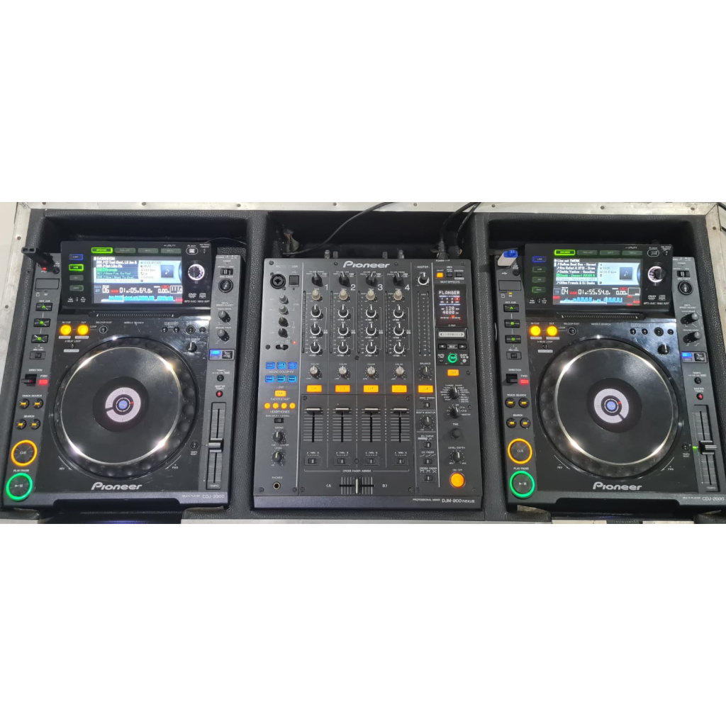 Jual Alat DJ Pioneer CDJ 2000 (Pair) x2 + DJM 900 Nexus Free Hardcase ...