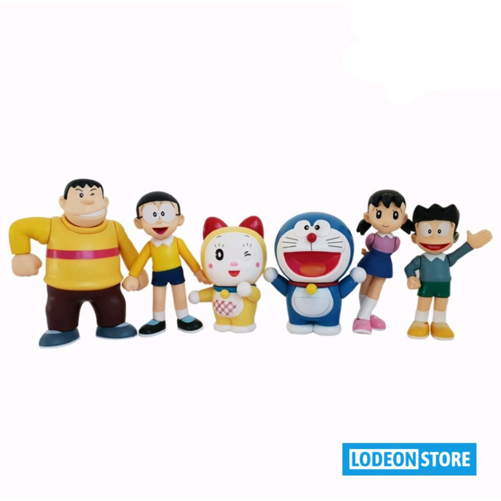Jual Action Figure Doraemon Nobita Shizuka Dorami Giant Suneo - Mainan ...