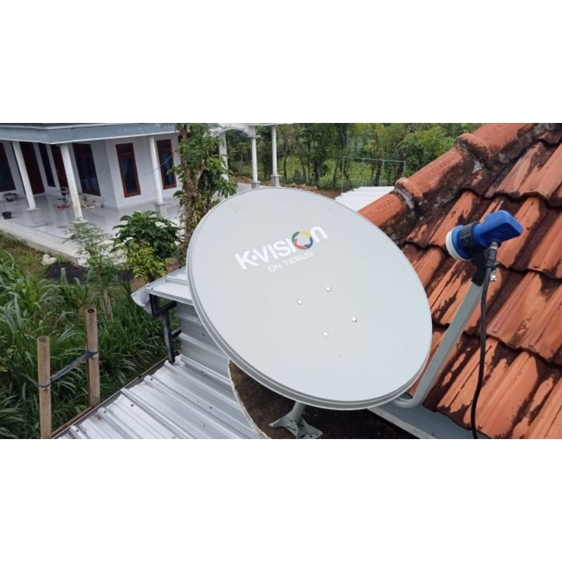 Jual Antena Parabola Mini Digital 45 CM Jaman Now 1 set | Shopee Indonesia