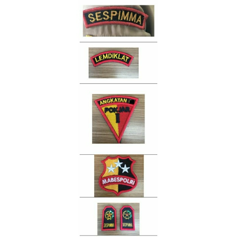 Jual logo sespimma polri timbul 3D | Shopee Indonesia