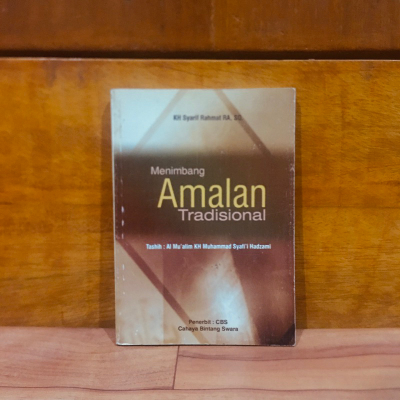 Jual BUKU ORIGINAL MENIMBANG AMALAN TRADISIONAL - KH SYARIF RAHMAT RA ...