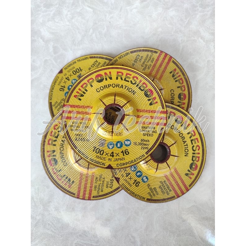Jual Grinding disc NIPPON RESIBON 4" / Batu gerinda poles NIPPON ...