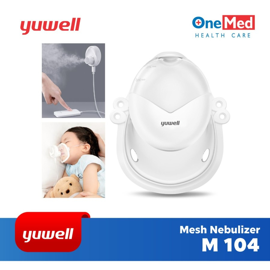 Jual Mesh Nebulizer Air Compressor Atomizer Hands-Free M104 Yuwell MR ...