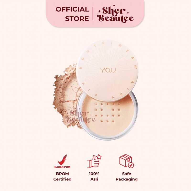 Jual YOU Noutriwear+ Airy Fit Loose Powder 15g | Shopee Indonesia