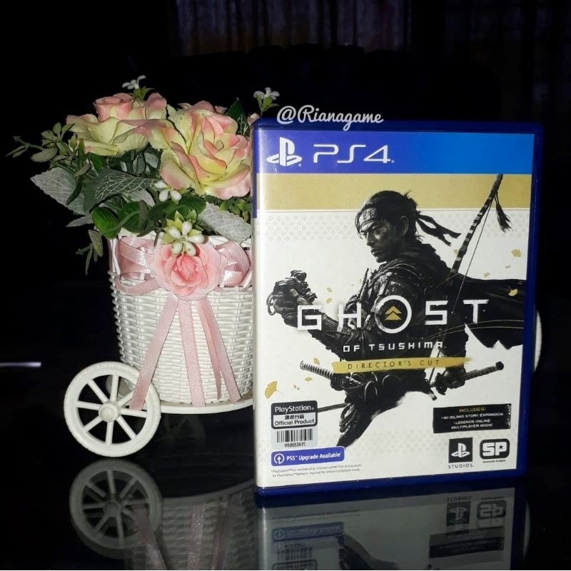 Jual BD Kaset PS4 PS5 Ghost Of Tsushima Director's Cut Edition ...