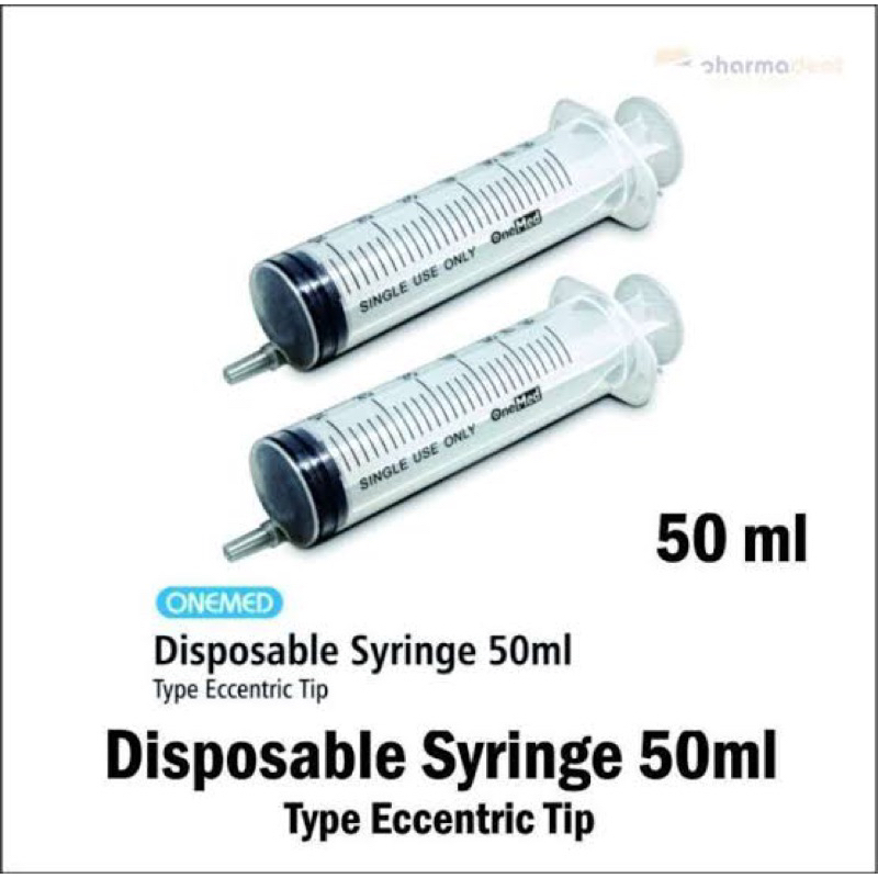 Jual Spuit 50ml 50cc lubang pinggir | Shopee Indonesia