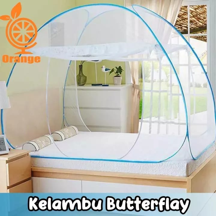 Jual Kelambu Lipat Jumbo untuk Dewasa/Kelambu Merek Butterfly ukuran ...