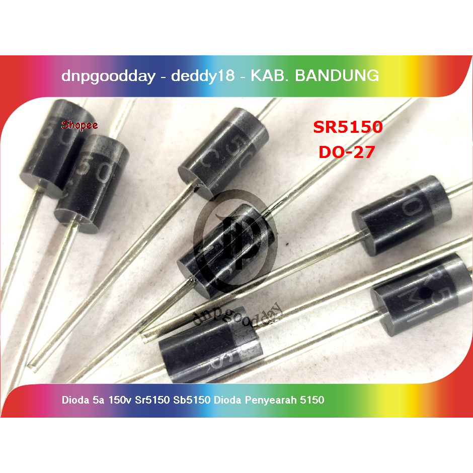 Jual Dioda 5a 150v Sr5150 Sb5150 Dioda Penyearah 5150 | Shopee Indonesia