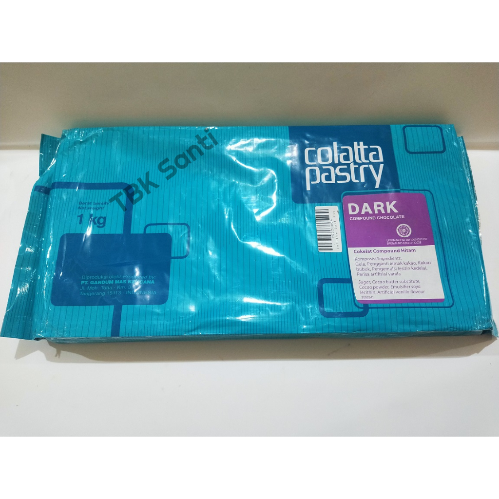 Jual Colatta | Dark Pastry Chocolate Compound Pastry | 1 Kg | Shopee ...