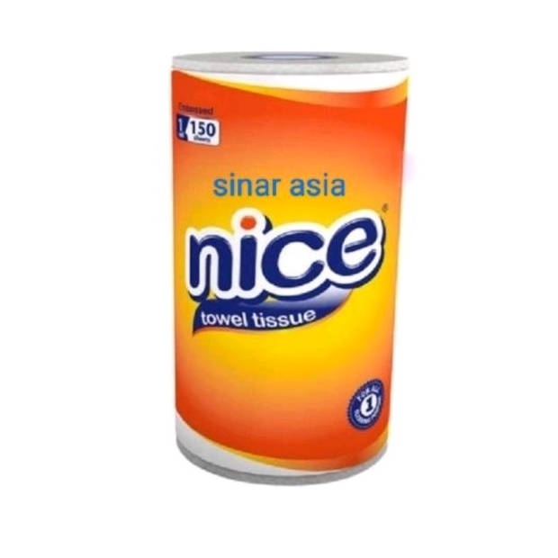 Jual Tisu kitchen towel / tisu dapur merk Nice ( EMBOSS, 150s) | Shopee ...