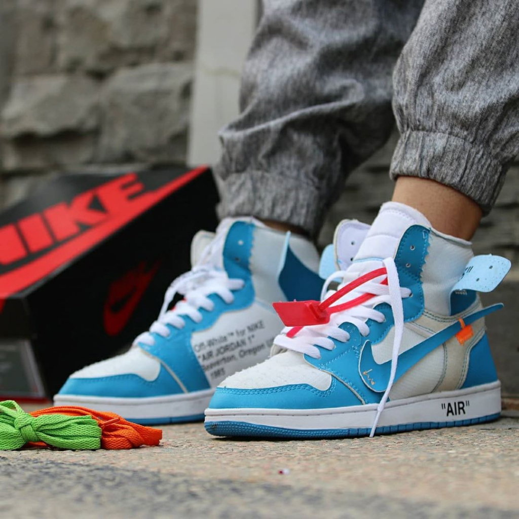 Jual SEPATU AIR JORDAN 1 OFF HIGH SNEAKERS PRIA IMPORT PREMIUM QUALITY ...