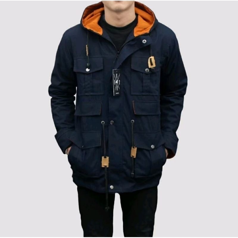 Jual Jaket Parka Pria Suede / Jaket Parka Suede Premium / Jaket Parka ...