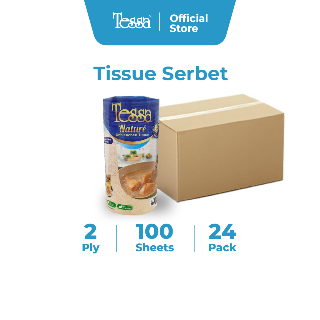 Jual Kemasan Karton - Tissue Tessa Nature Towel Roll 100s 2p | Shopee ...