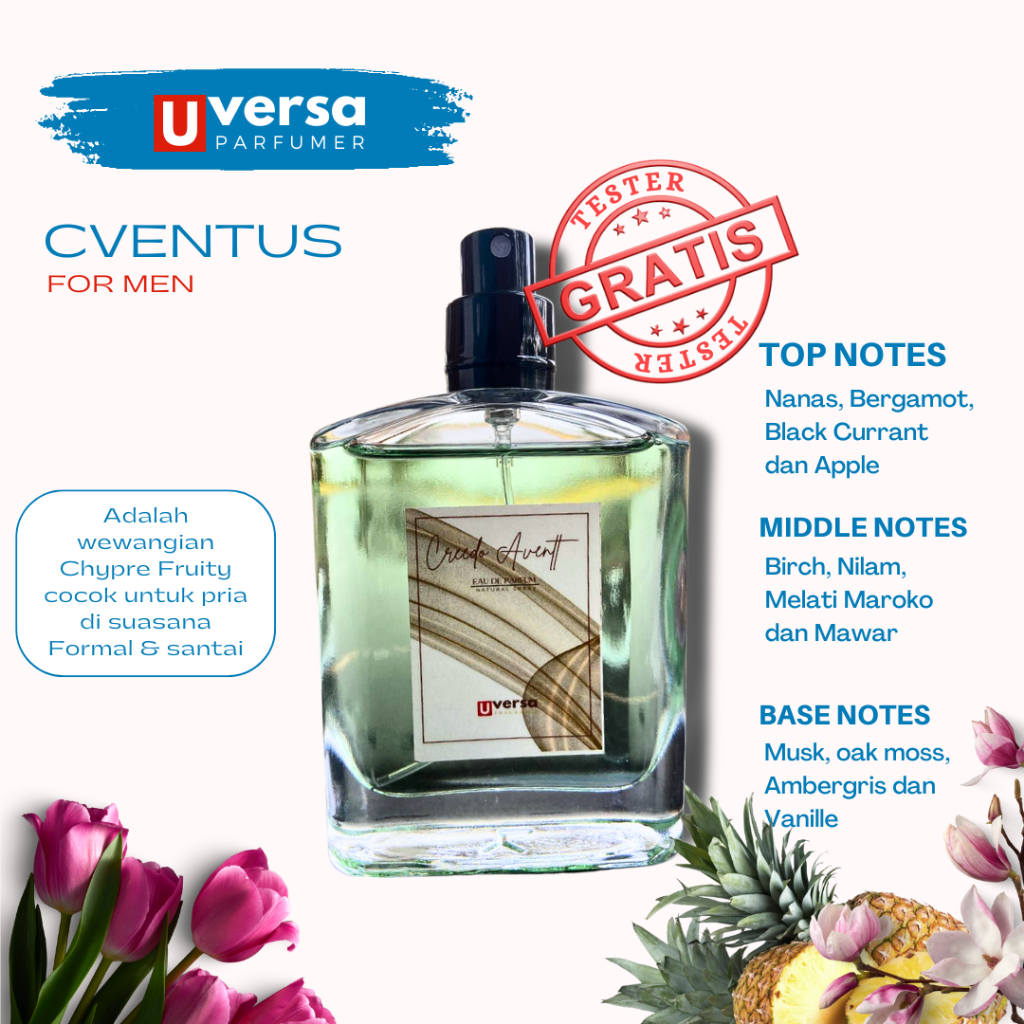 Jual Uversa Parfum Pria Cventus - Parfume Cowok Edp | Shopee Indonesia
