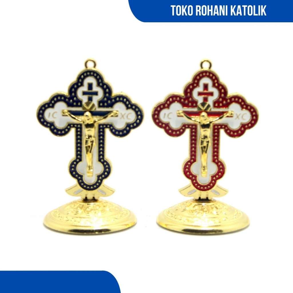 Jual SALIB DUDUK KATOLIK IMUT 9 CM / SALIB MOBIL / SALIB MEJA / SALIB ...