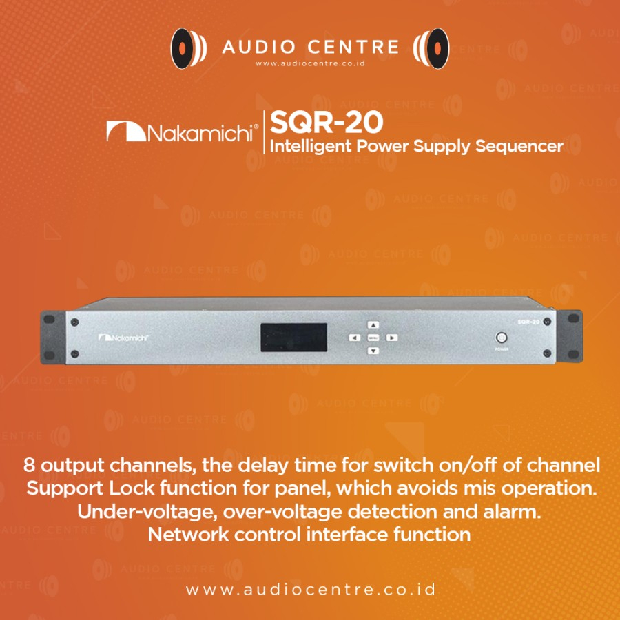Jual Nakamichi SQR 20 SQR20 Intelligent power supply sequencer | Shopee ...