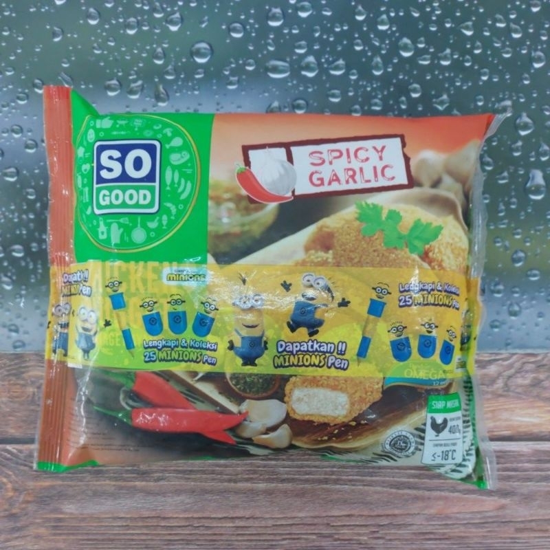 Jual SO GOOD CHICKEN NUGGET SPICY GARLIC 400GR | Shopee Indonesia