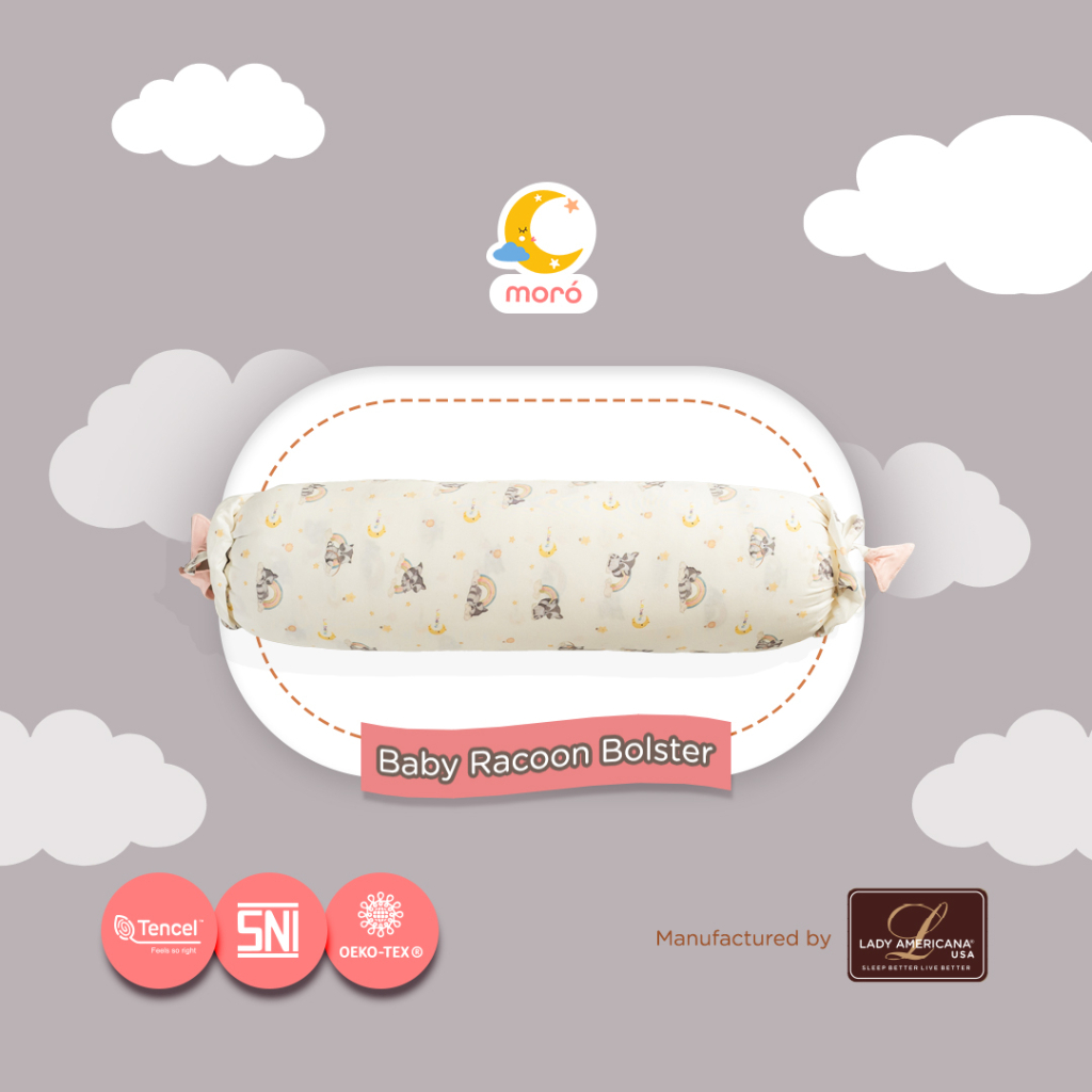 Jual Guling Moro Bolster Type Raccoon ( Guling Bayi Moro ) | Shopee ...