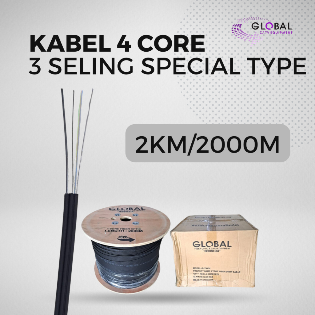Jual KABEL 4 CORE 3 SELING SPECIAL TYPE 2KM | Shopee Indonesia