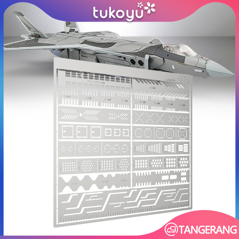 Jual Panel Line Scribing Template 36in1/Gundam Scriber Guide Line Tools ...