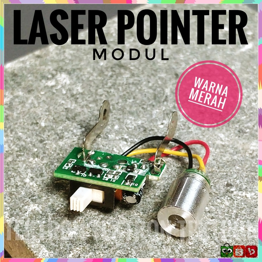 Jual Laser Pointer 4.5VDC Cahaya Warna Merah Modul 5VDC Arduino Uno 650nm | Shopee Indonesia