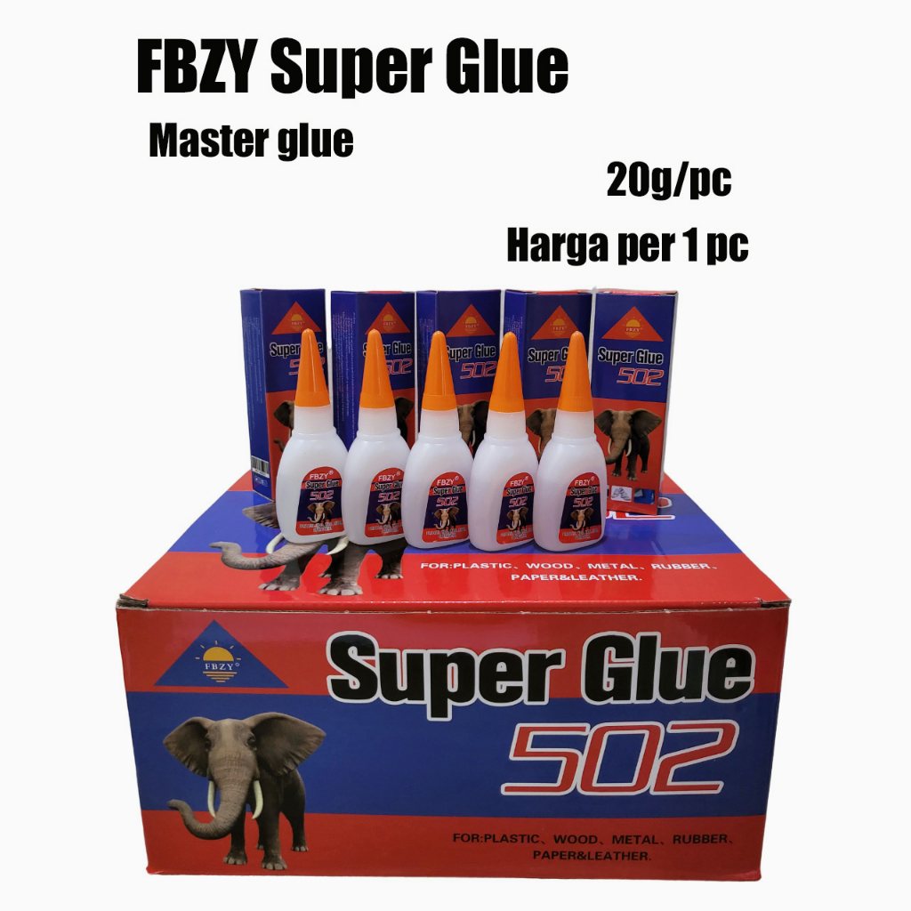 Jual FBZY Lem Super Glue 502 / Lem Serbaguna / Perekat Power Glue Cair ...
