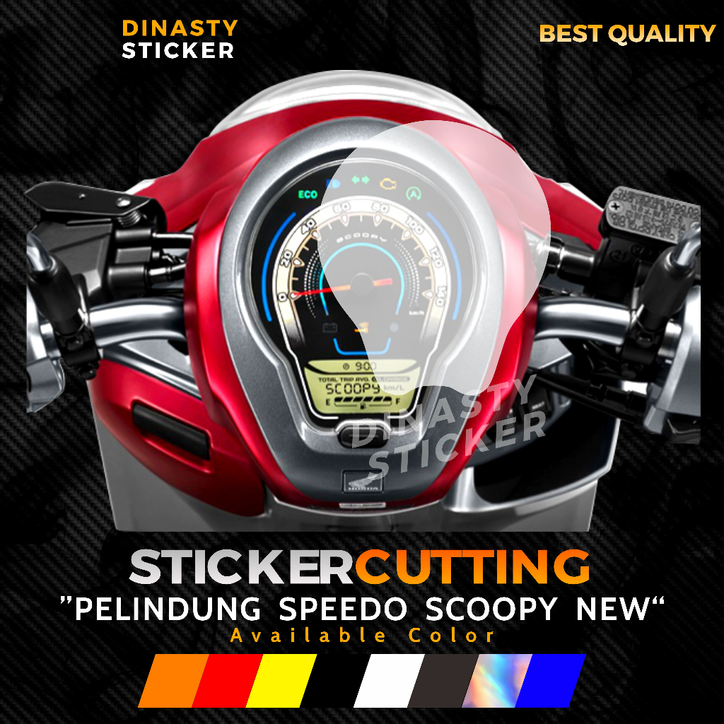 Jual STICKER STIKER CUTTING PELINDUNG SPEEDOMETER HONDA SCOOPY NEW 2020 ...