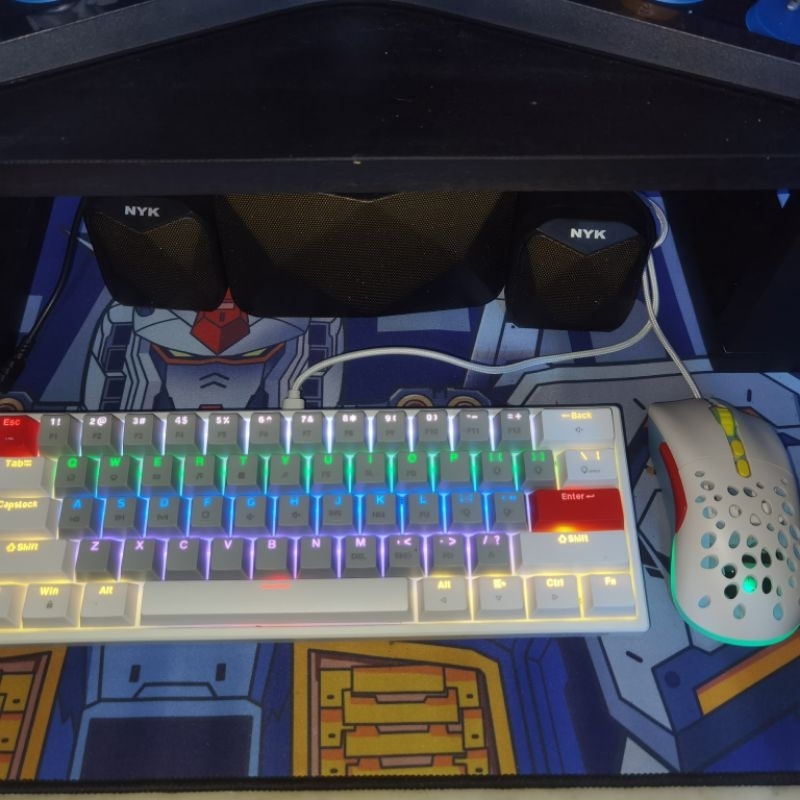 Jual Keyboard DA MECA 6 BLUE SWITCH dan Mouse DA LUNA SPORTS | Shopee ...