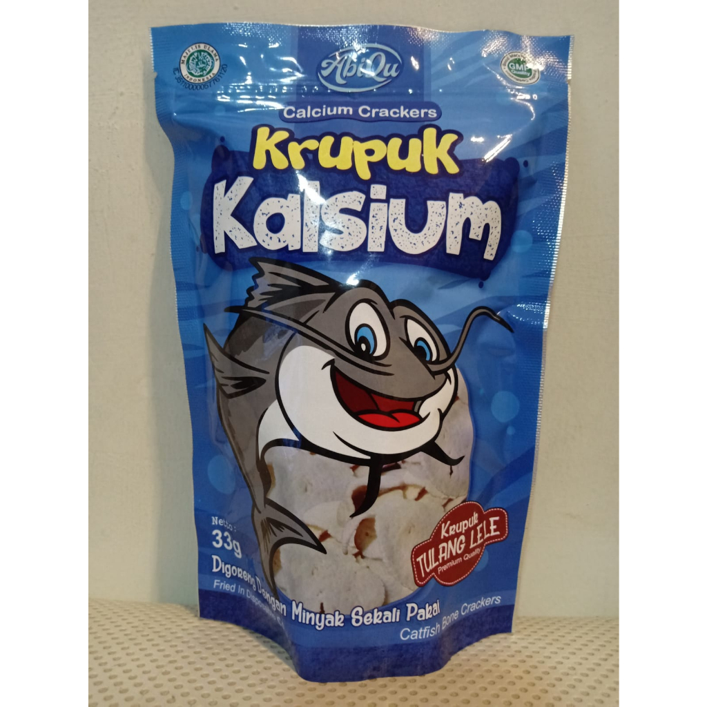 Jual Krupuk Kalsium Tulang Lele Abiqu 33 gram (Siap Makan) | Shopee ...
