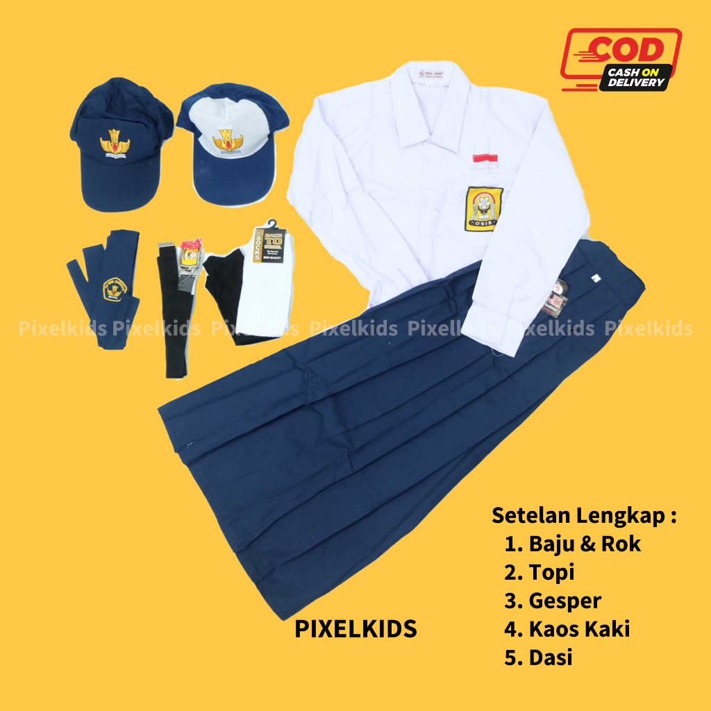 Jual Setelan Super Lengkap Seragam Sekolah SMP BAJU PANJANG ROK PANJANG ... Jual Setelan Super Lengkap Seragam Sekolah SMP BAJU PANJANG ROK PANJANG ...