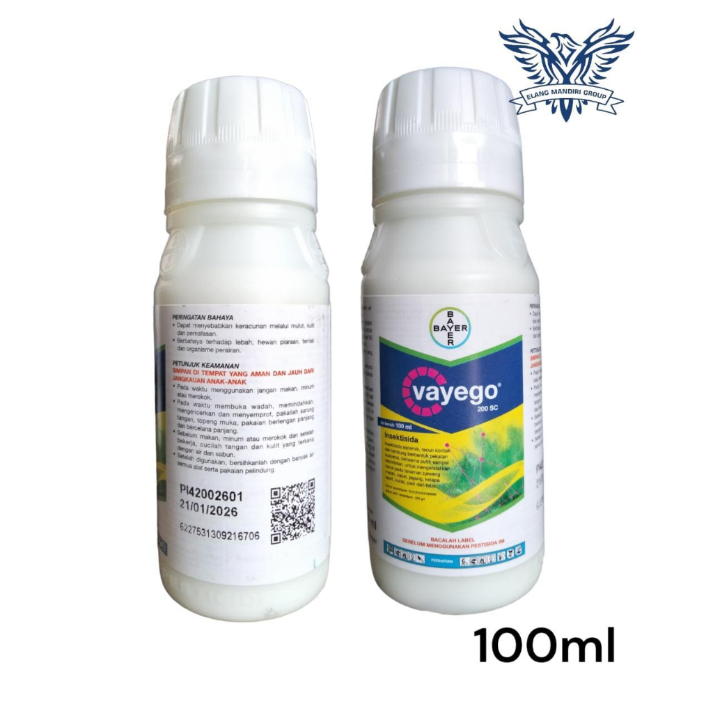 Jual Vayego 200 SC 100ml Insektisida Sistemik Tetraniliprole 200 g/l ...