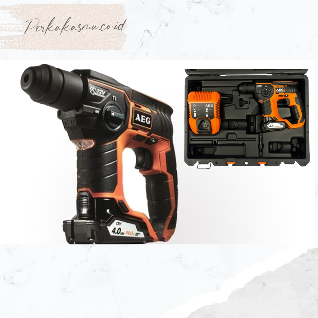 Jual Mesin Bor Beton AEG Cordless BBH 12 Li | Shopee Indonesia