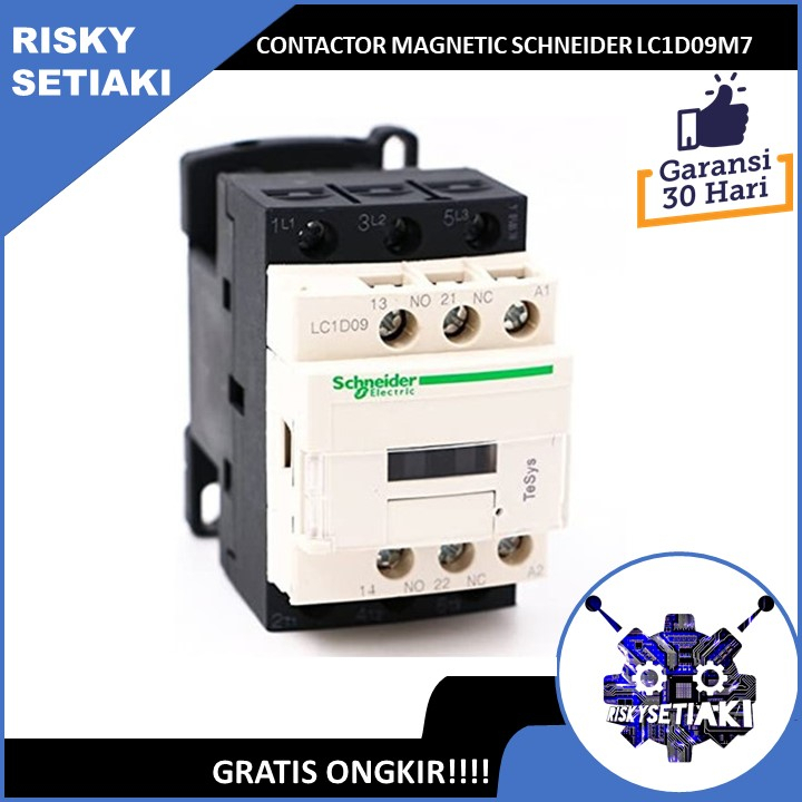 Jual KONTAKTOR CONTACTOR MAGNETIC SCHNEIDER LC1D09M7 LCID-09M7 220V AC | Shopee Indonesia
